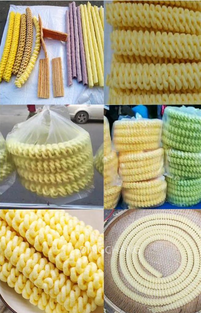 Automatic puffed Maize Corn Popping Corn Snacks Making Kurkure Chips ...