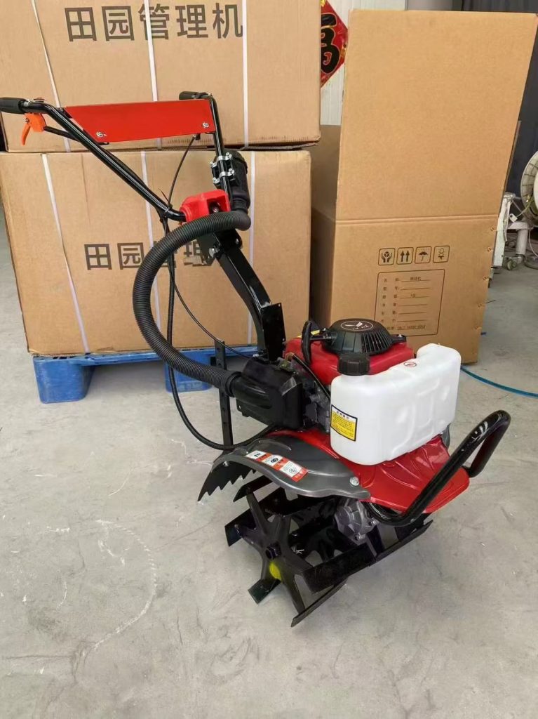 Portable Gasoline hand Power tiller, Multi functional Weeding Ditching ...